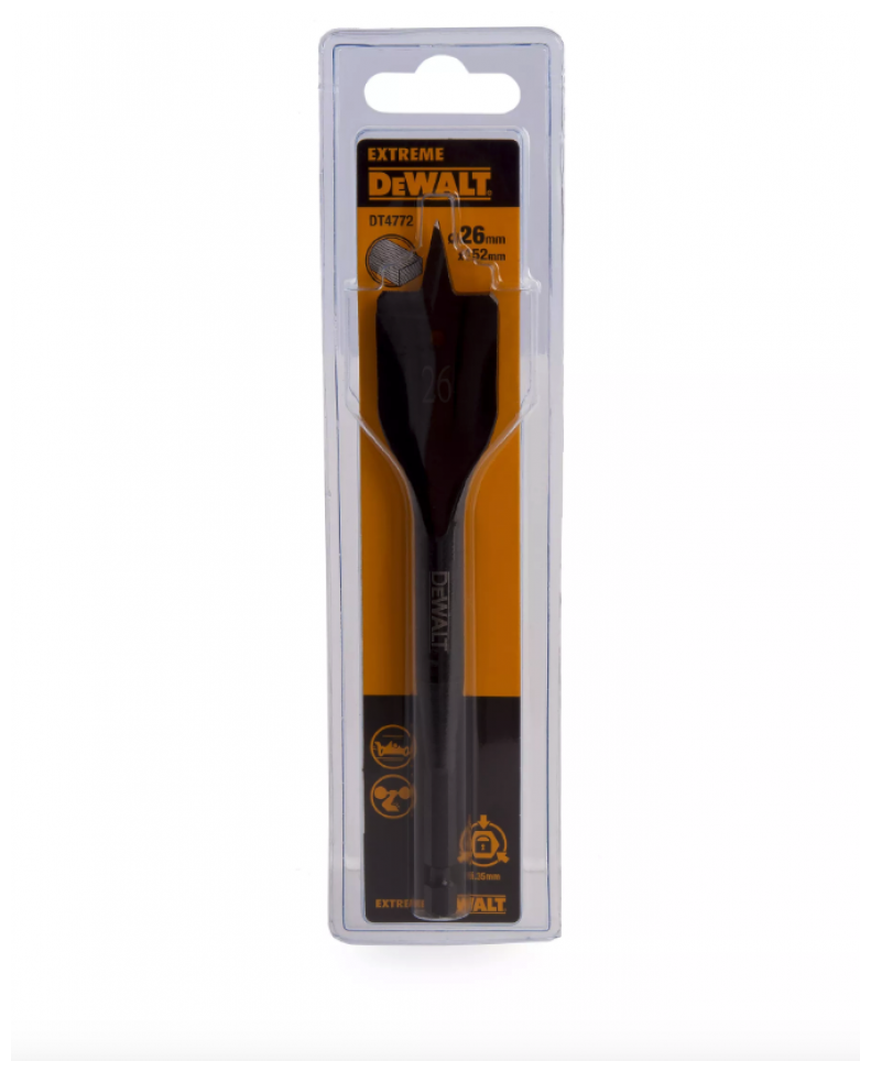Сверло перьевое DeWalt 26х152мм DT4772-QZ