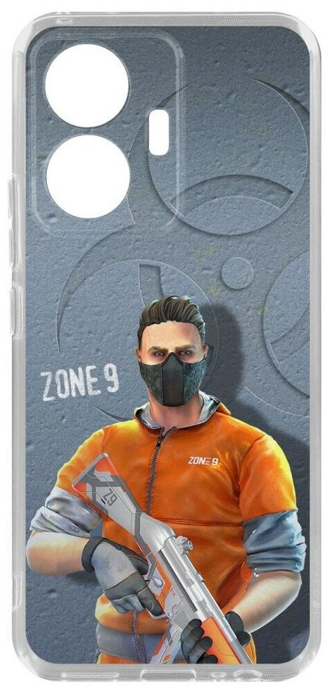 Чехол-накладка Krutoff Cтандофф 2 (Standoff 2) - Биотеррор для Vivo T1