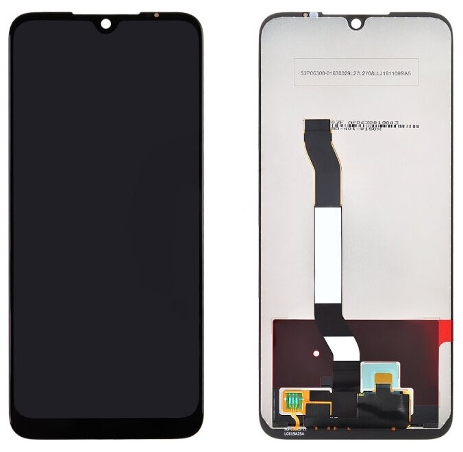 Дисплей (экран) в сборе с тачскрином для Xiaomi Redmi Note 8T черный (Premium LCD) / 2340x1080