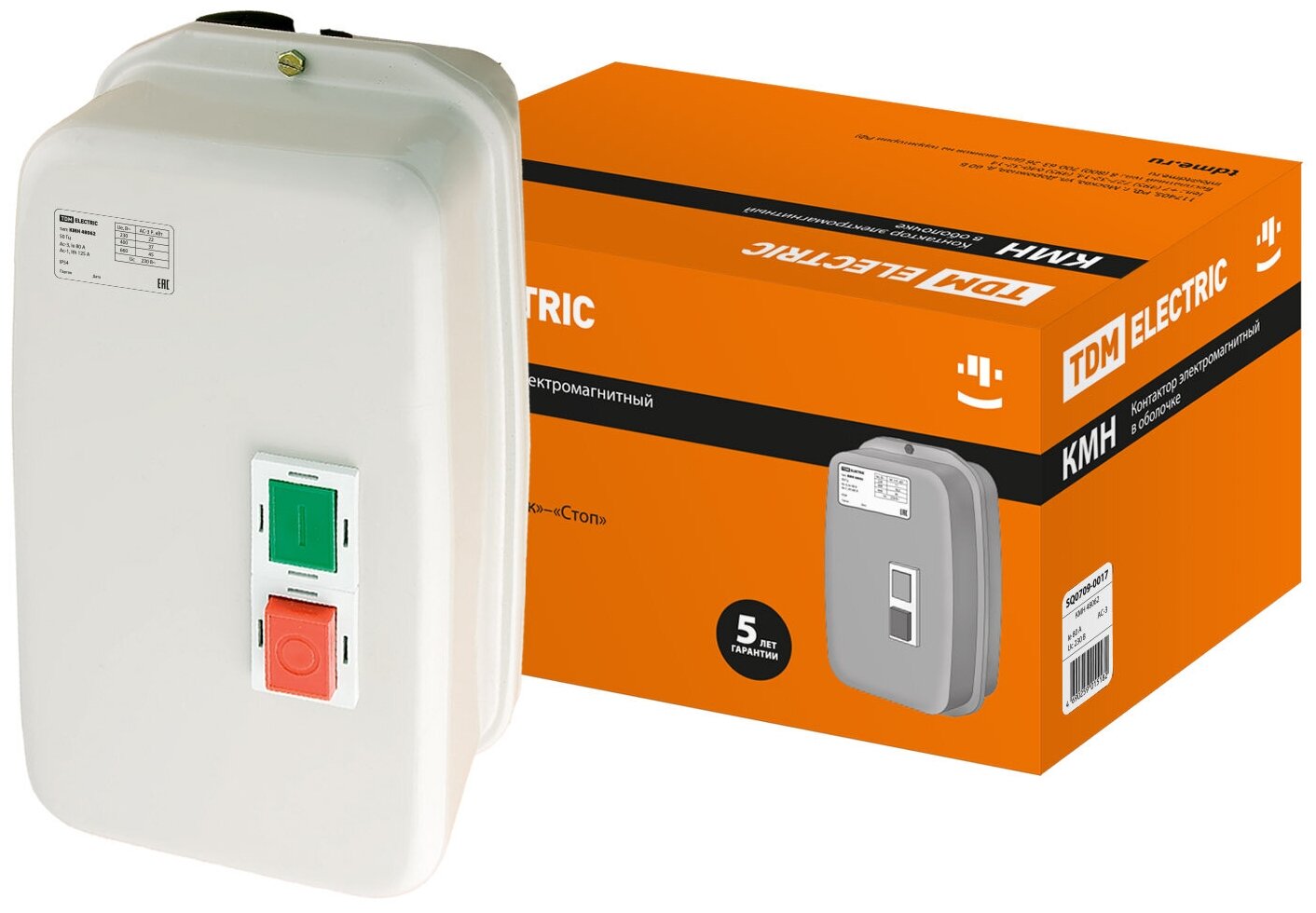 КМН48062 80А в оболочке Ue=220В/АС3 IP54 TDM