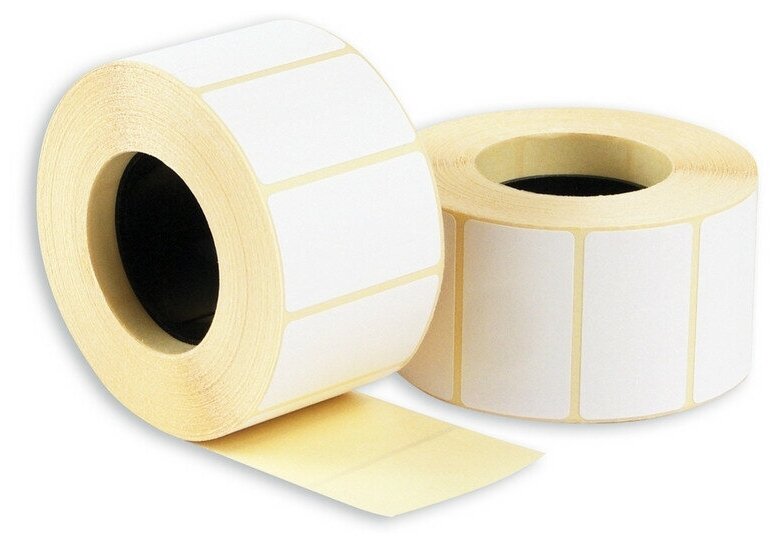 Термоэтикетки 43х25 эко, без печати, 1000шт./рул,36рул/уп.