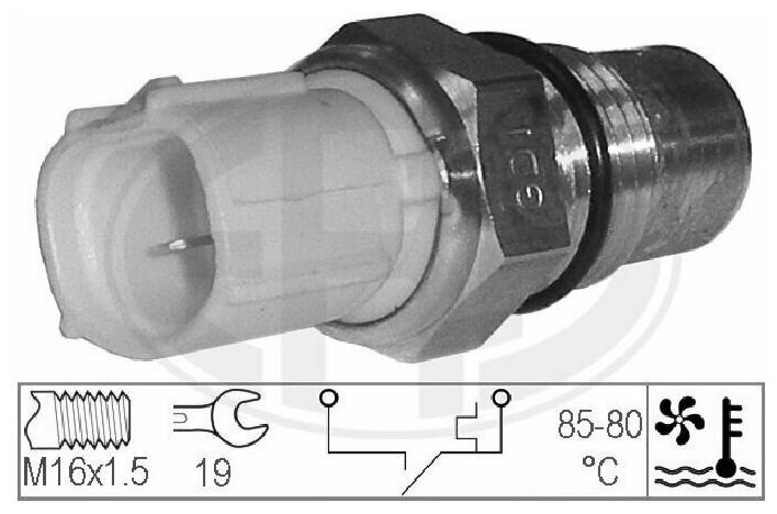 Датчик включения вентилятора HYUNDAI ACCENT 00-