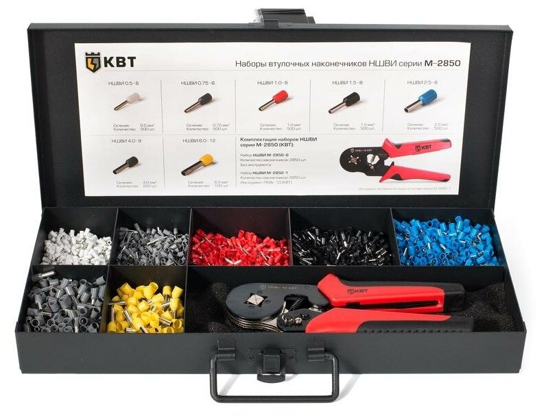 Наборы втулочных наконечников М-2850-1 (КВТ) 75274