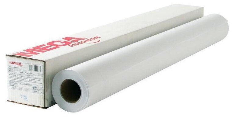 Бумага широкоформатная ProMEGA engineer 80г 841x45 50.8мм [4рулона, 1 шт