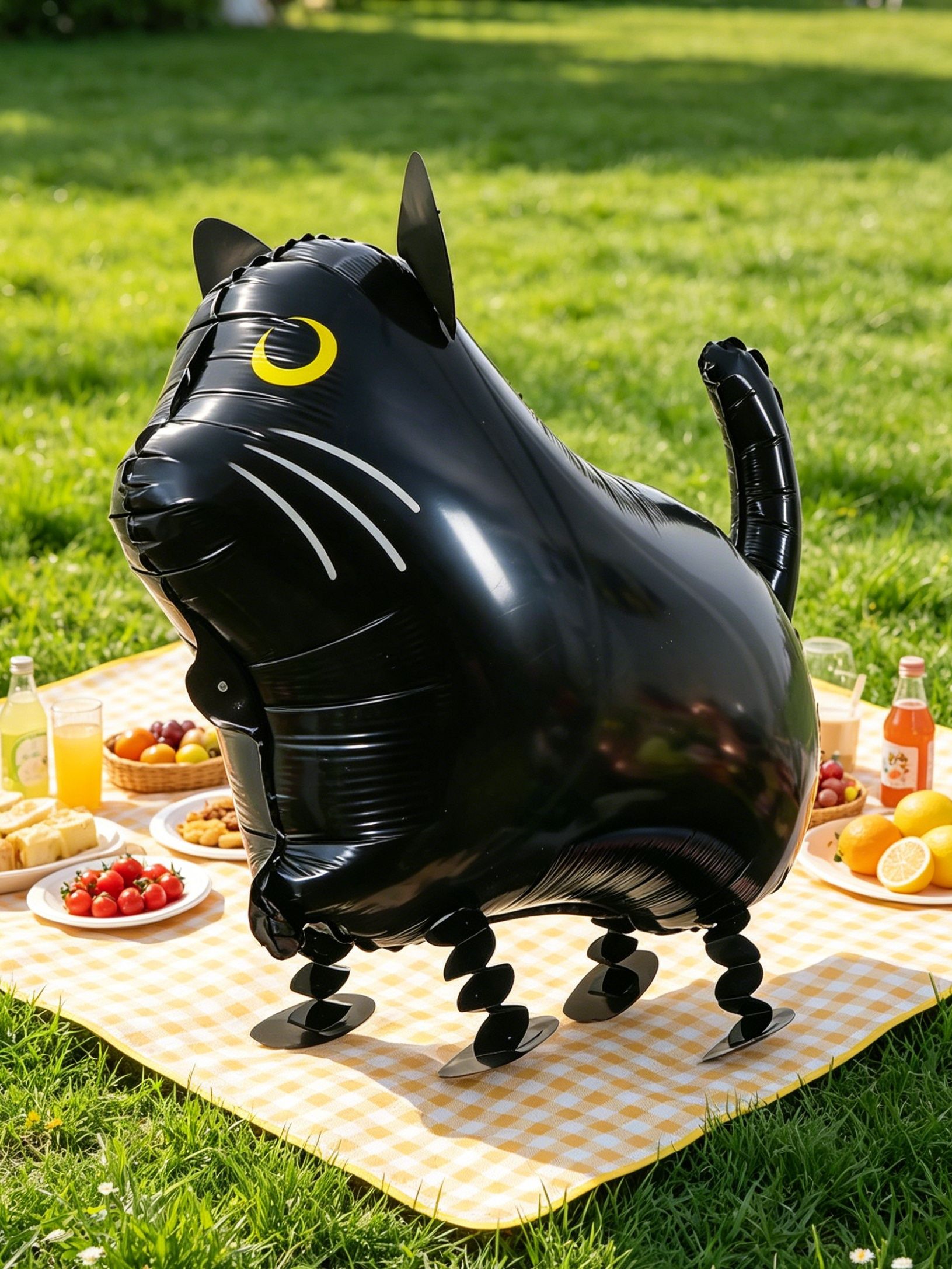 Шарики; Воздушный шар для выгула животных black cat; комплект из 1 предмета