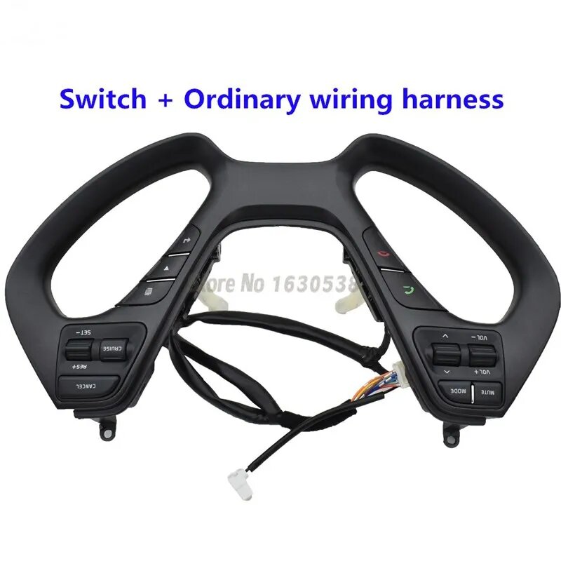 Хорошее качество, многофункциональный круиз-контроль, кнопка модификации рулевого колеса, поддержка Bluetooth-телефона для KIA K3 KS3 black-Ordinarywire