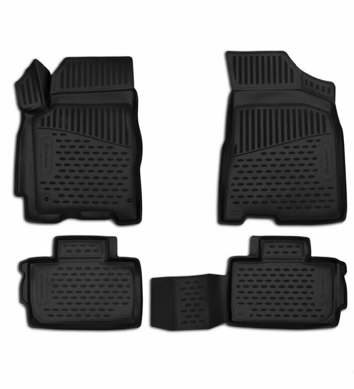 Коврики в салон SUBARU Forester, 2008-2013, 4 шт. (полиуретан)