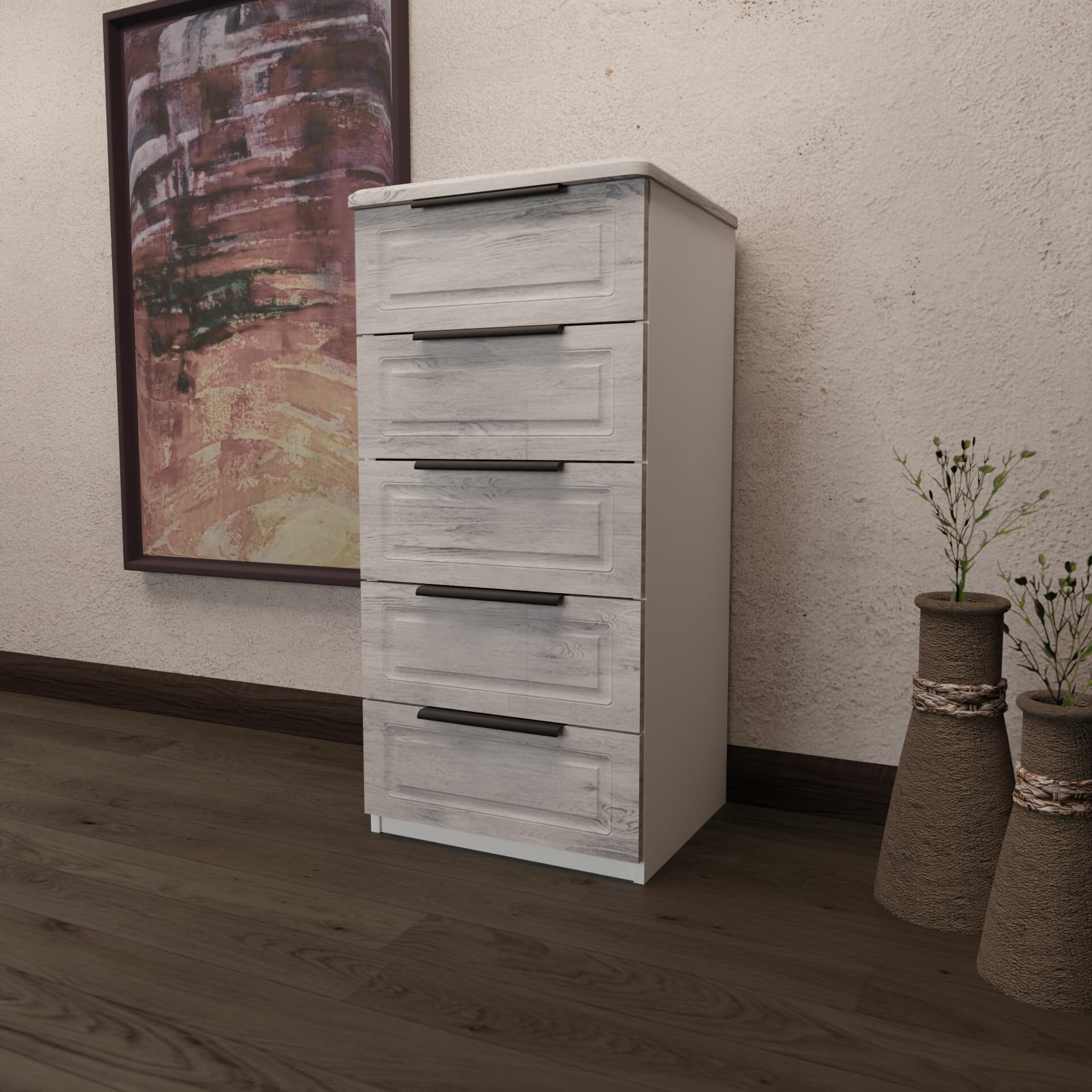 Комод 600-5 Катерина профильные ручки