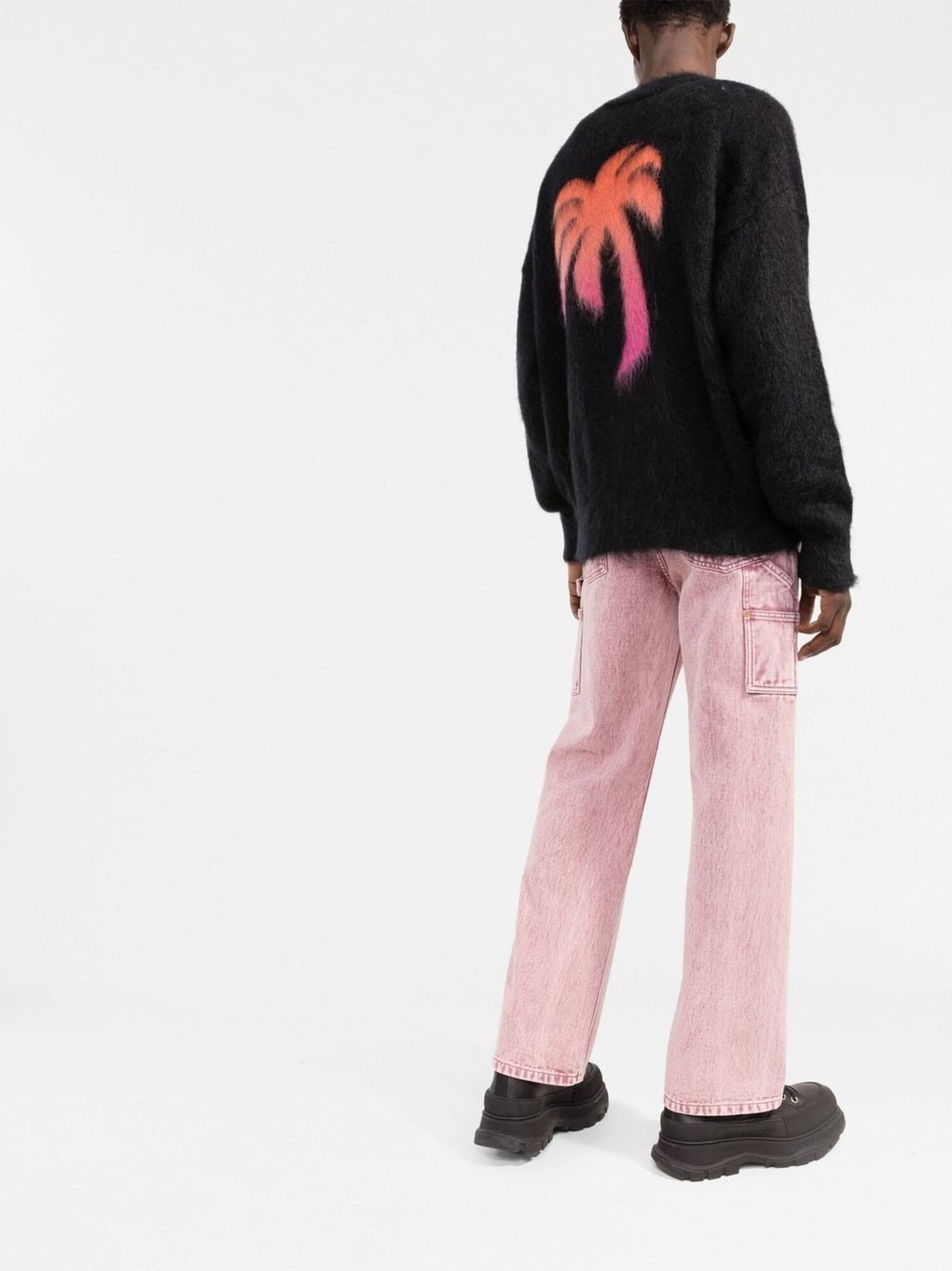 Джемпер Palm Angels, размер 48, black/black — фото 1