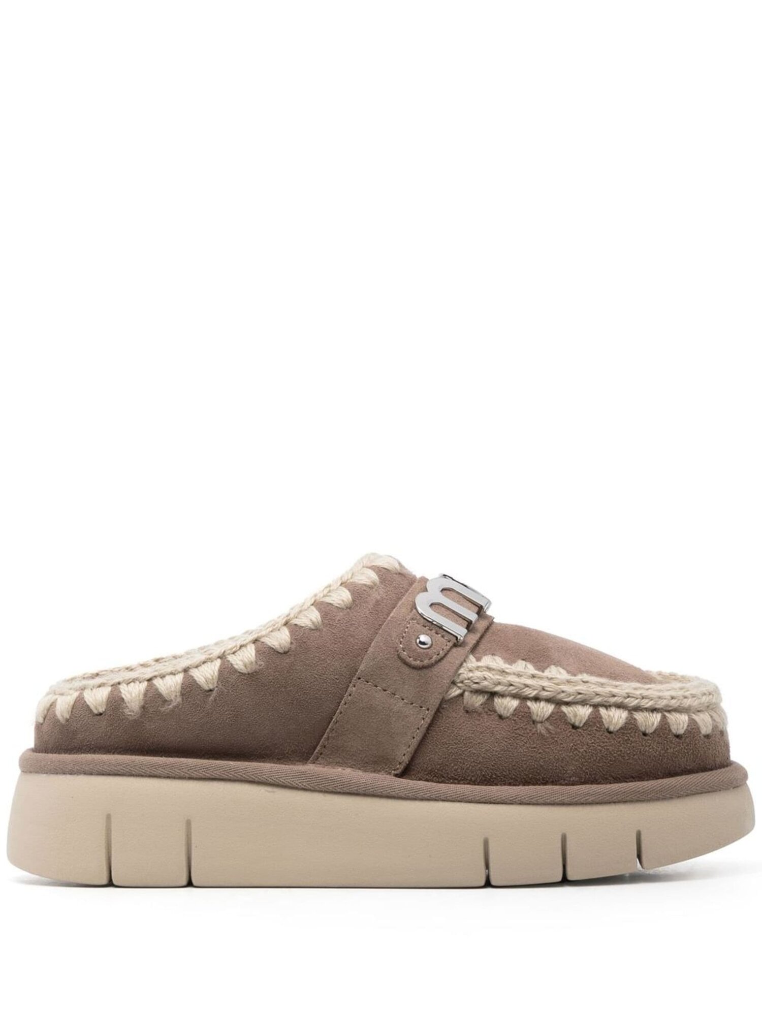 Мюли Мюли с декоративной строчкой