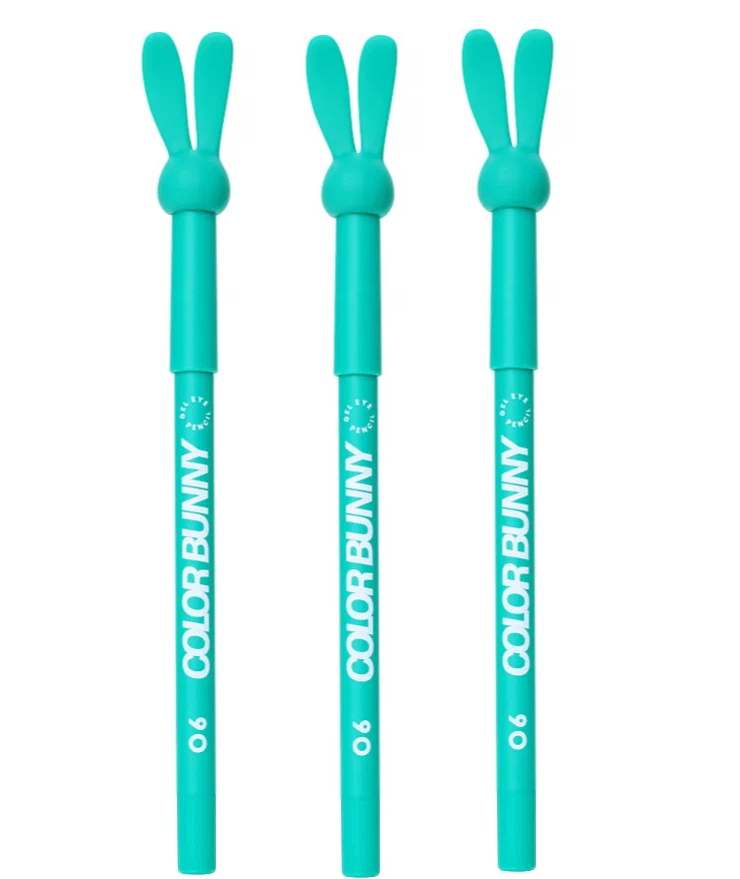 Карандаш гелевый для глаз Love Generation Color Bunny, тон 06 лазурный, 1,3 г 3 шт