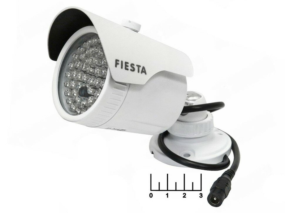 Прожектор светодиодный инфракрасный + датчик освещенности 12V 5W 48LED для видеонаблюдения Fiesta