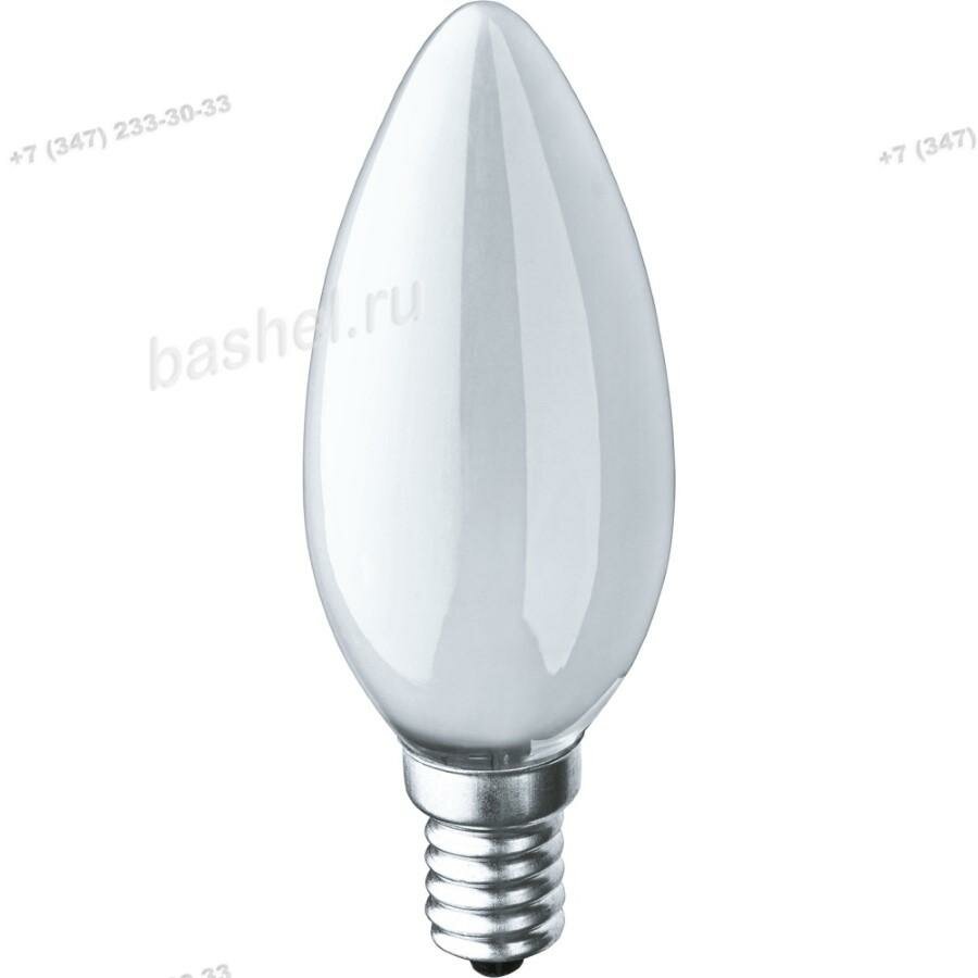 Лампа Navigator B35 E14 40W свеча матовая NI-B-40-230-E14-FR 94308