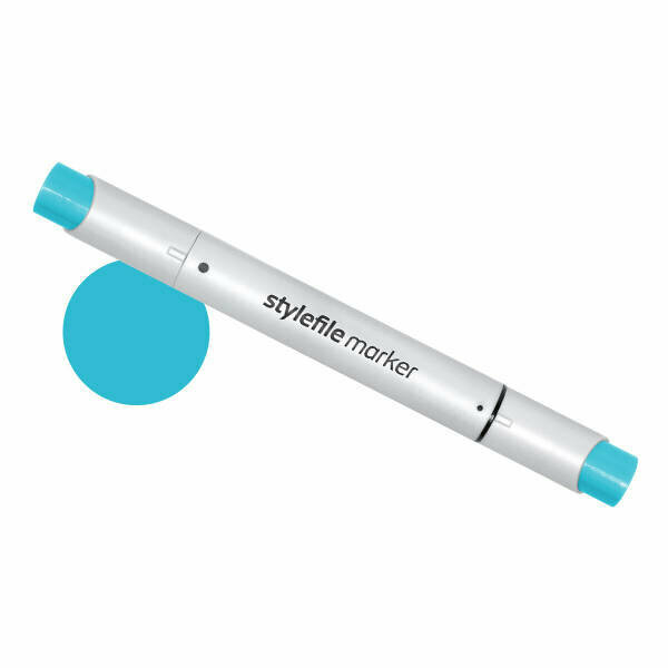 Stylefile Маркер "Stylefile Brush" двухсторонний цв.562 Синий ледяной sela39 YTZ2