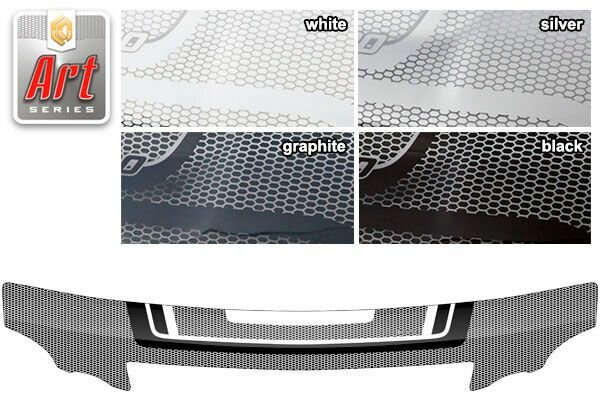 Дефлектор капота Lexus LX 470 UZJ100 1998-2007 Серия "Art" черная exclusive