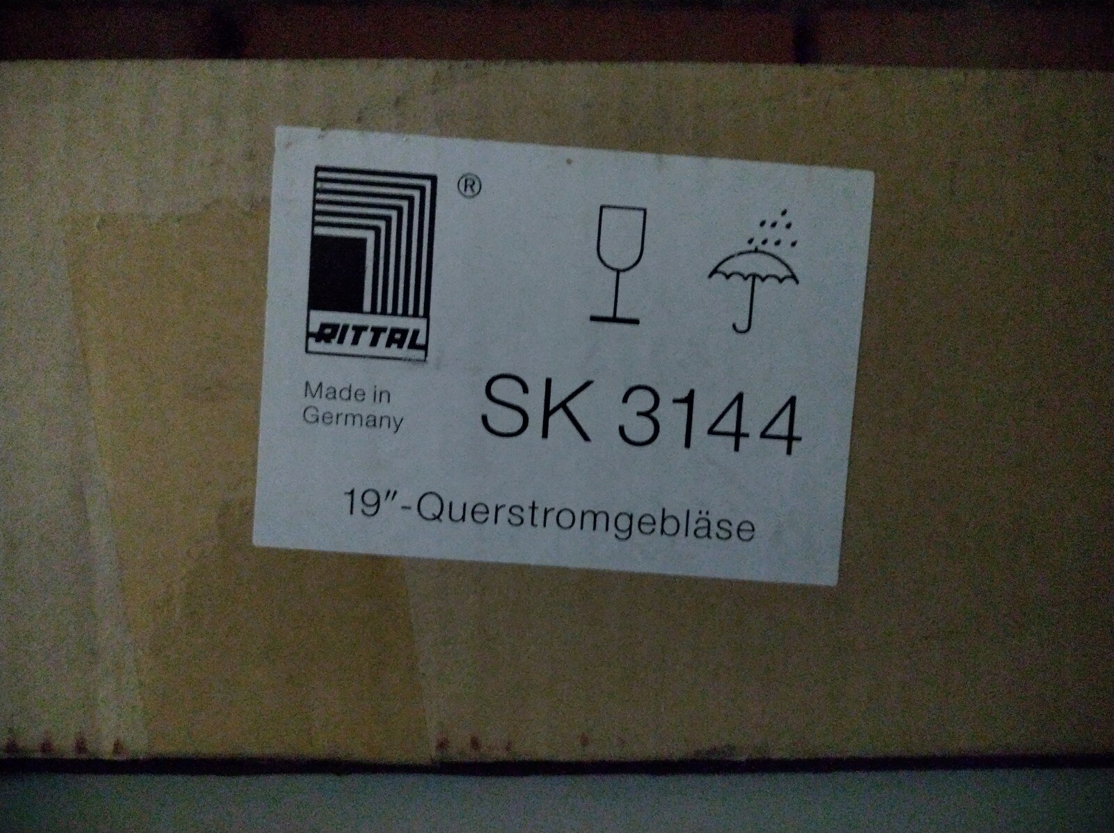 Rittal SK 3144 Нагнетающий вентилятор, 320 м3/ч, 19" х 88 х 158 мм, 230В , 19"