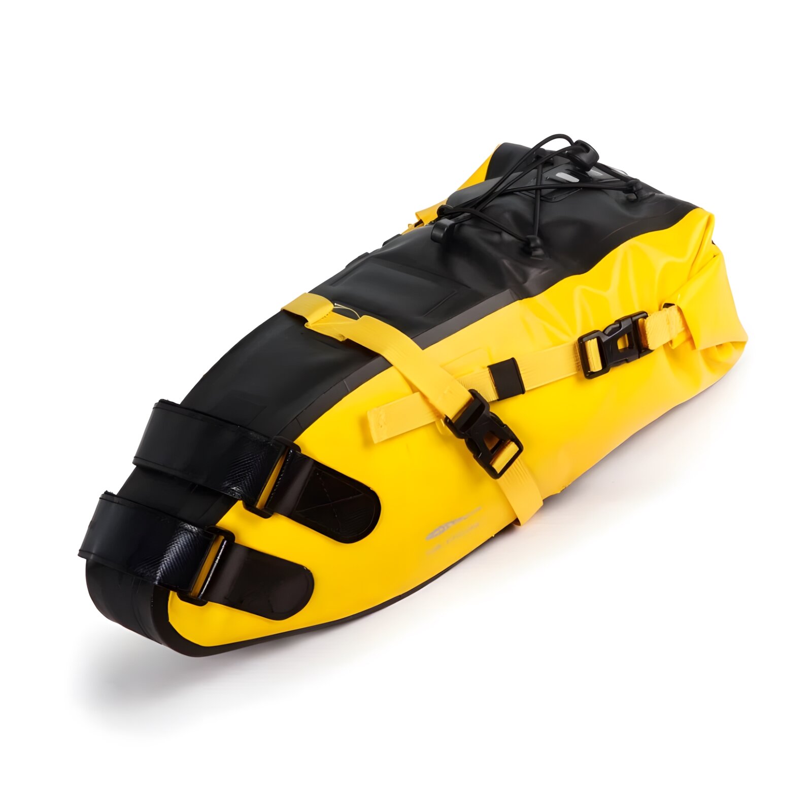 Велосипедная сумка AFISHTOUR FB2040B водонепроницаемая, желто-черная, 10 л