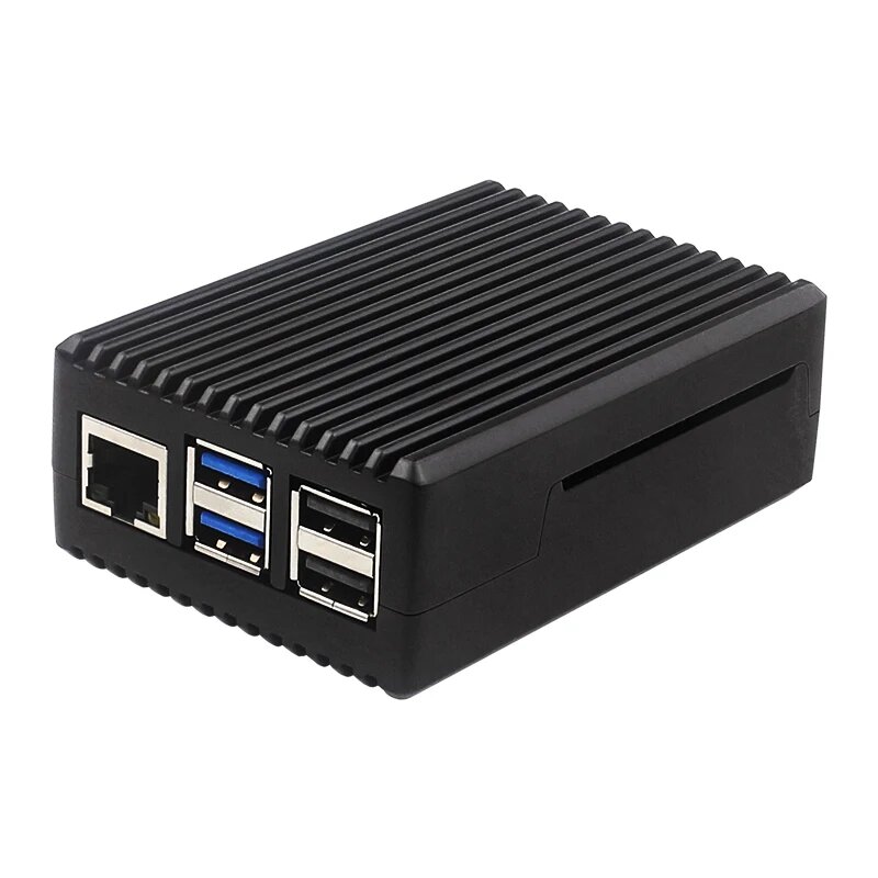 Алюминиевый корпус для Raspberry Pi 5, EU PD 27W, Case-EU Power — фото 1