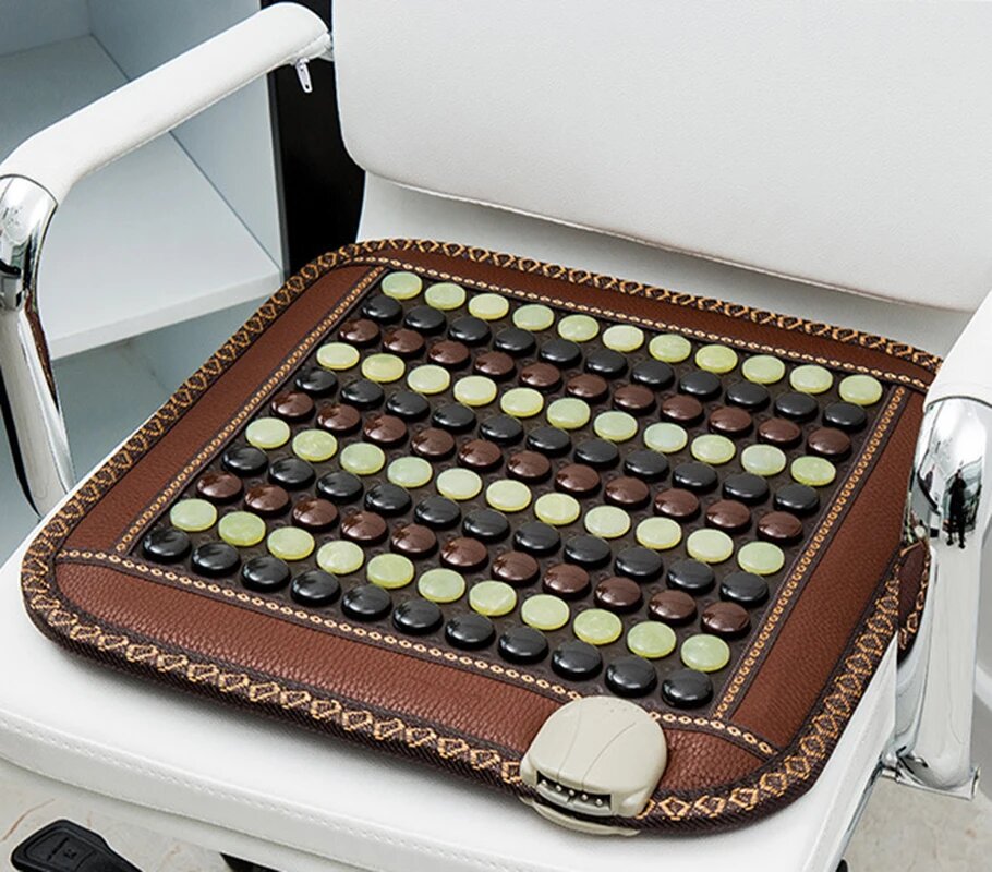 VamsLuna нефритовый матрас с нагревательной подушкой 220 В, type C, Европейская вилка (EU Plug)