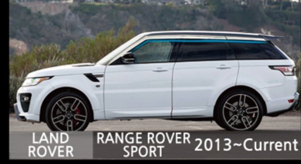 Дефлекторы Auto Clover, для Land Rover Range Rover Sport, хромированные