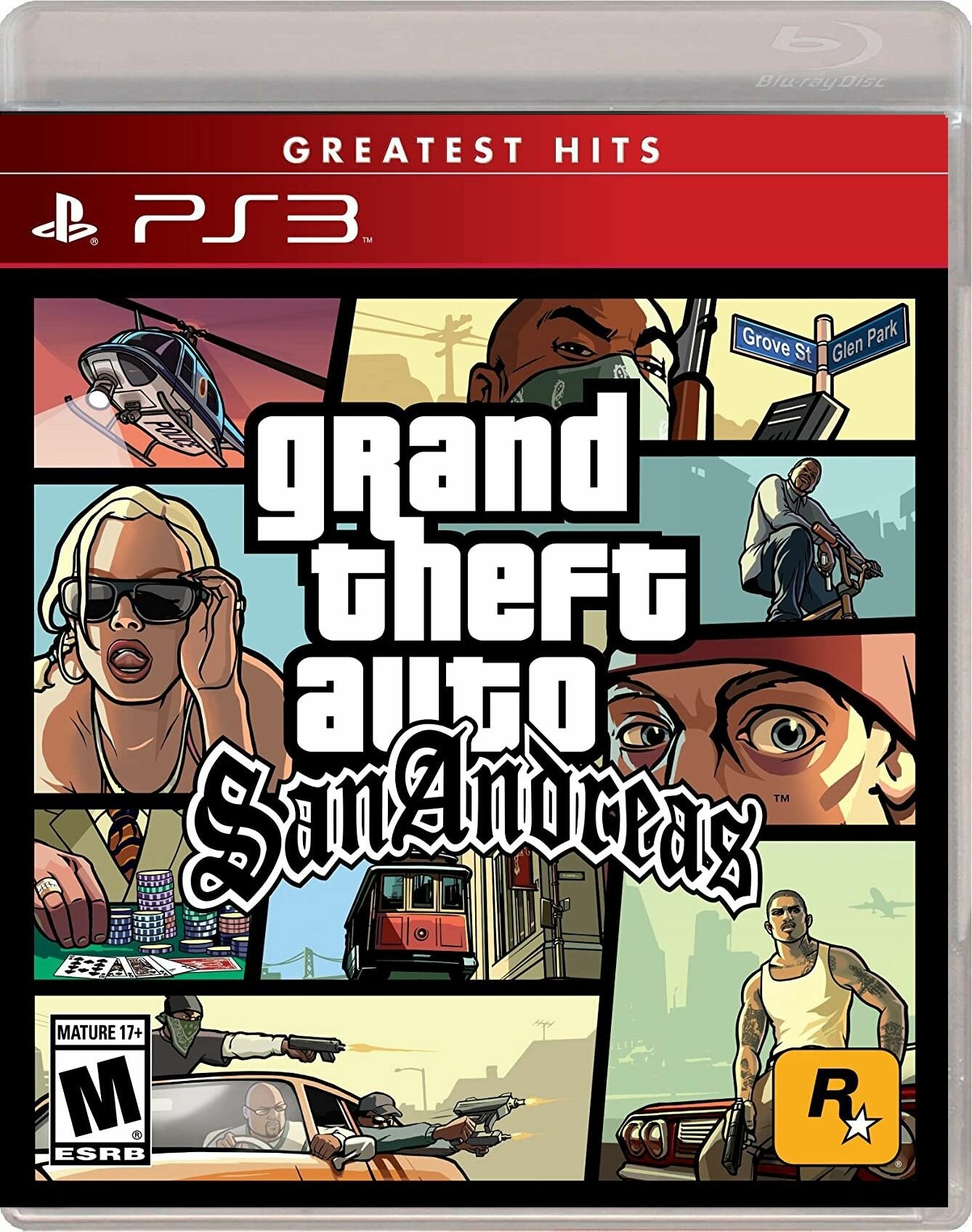 Игра Grand Theft Auto (GTA): San Andreas (русские субтитры) для PS3