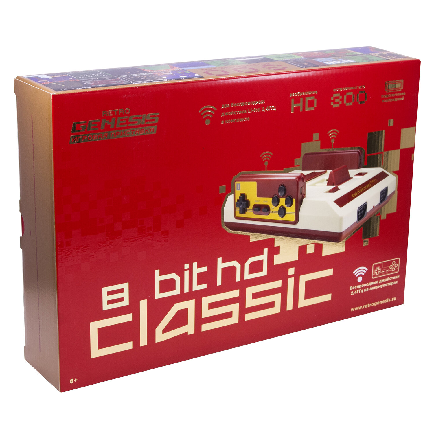 Игровая приставка Retro Genesis 8 Bit HD Classic (300 игр)
