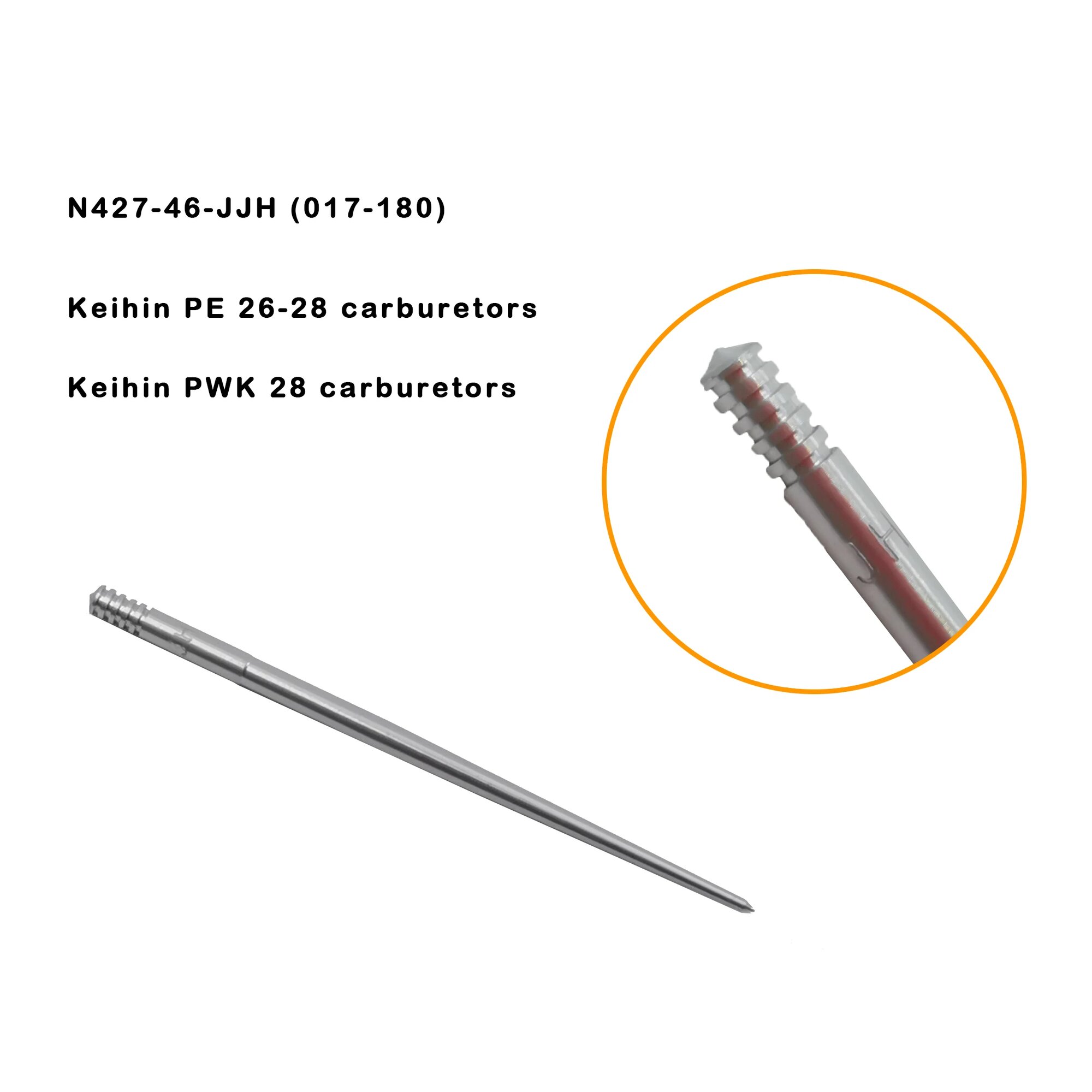 Модифицированный карбюратор для мотоцикла, игла основного масла для Keihin PWK 28 PE26-28, карбюратор JJH Jet, игла