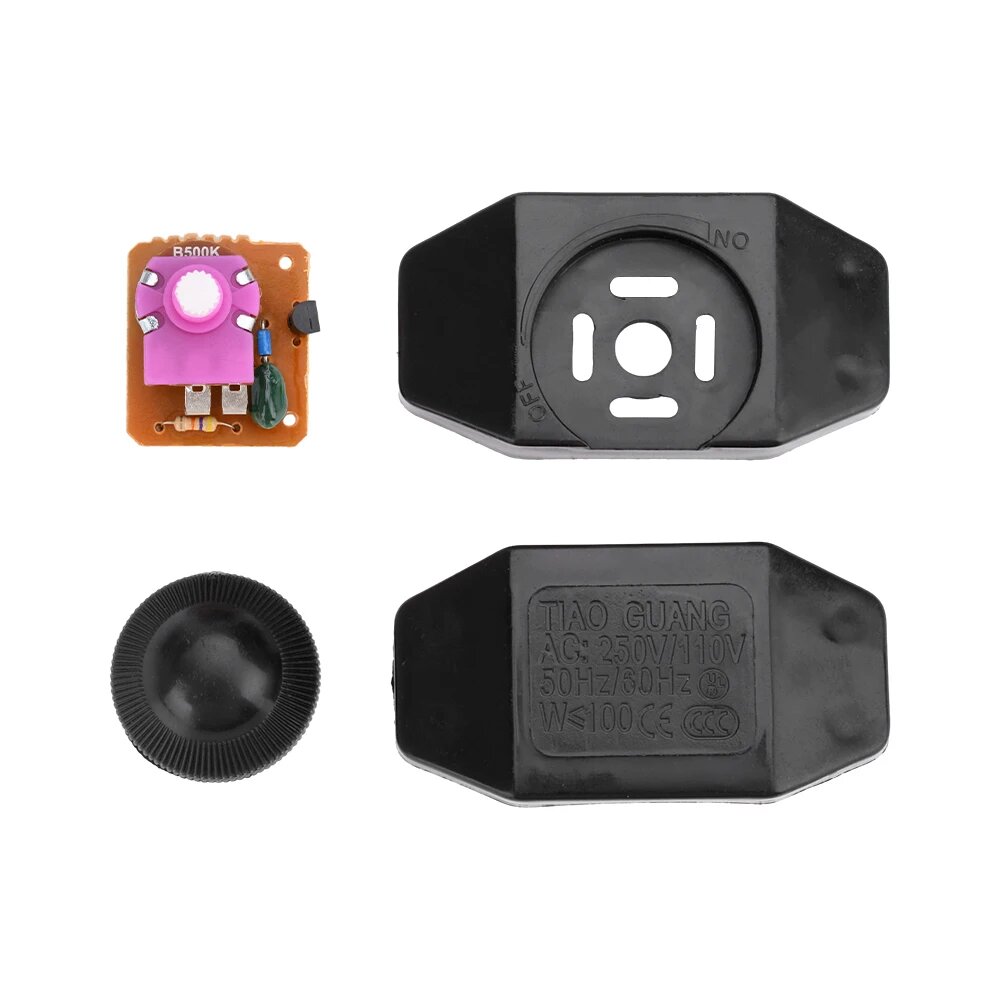 Диммер регулятор напряжения diymore черный Черный, 300W, Black