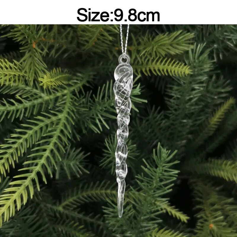 Рождественские украшения "Ice", 9.8cm, 5 шт.
