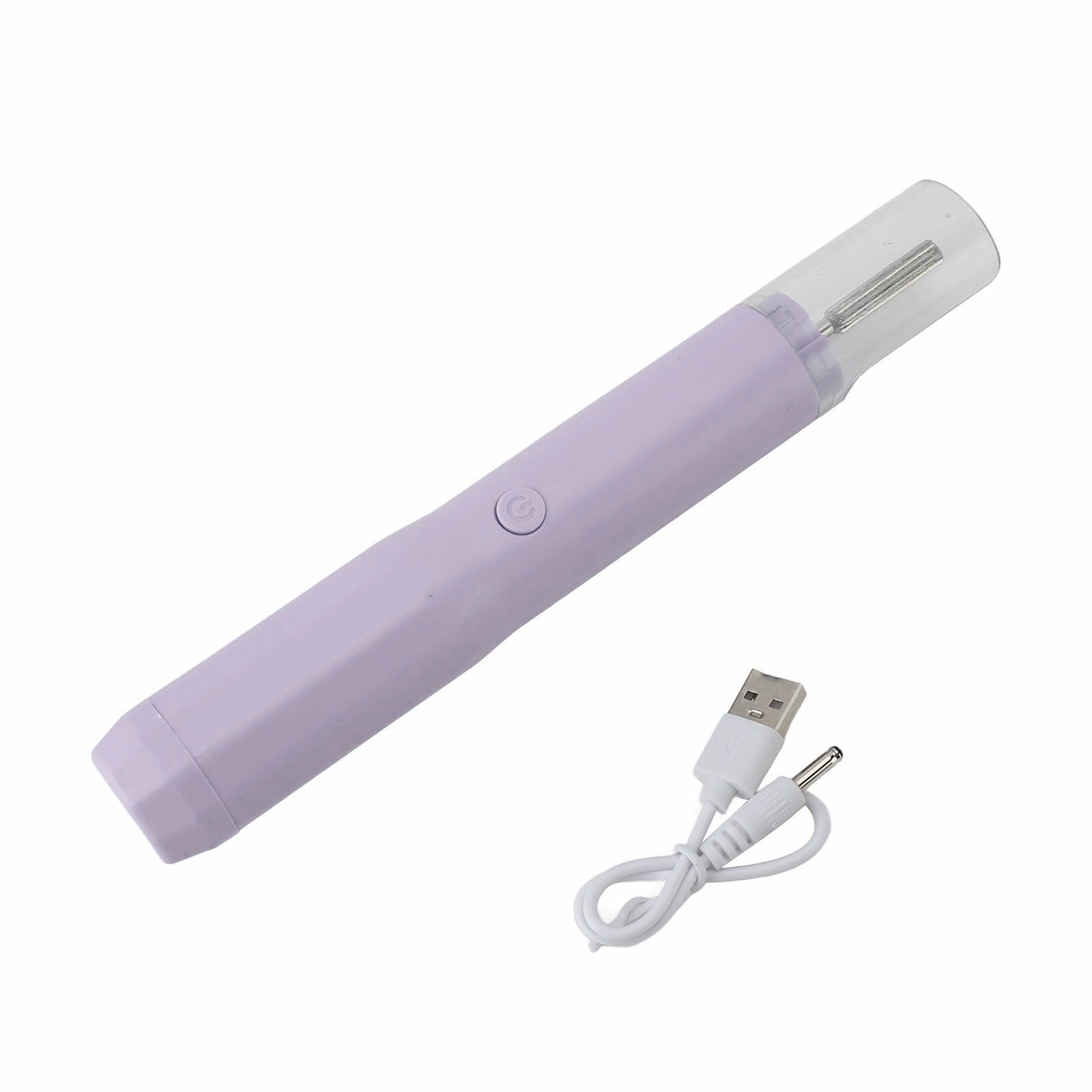 Электрический рыбный скалер из нержавеющей стали, фиолетовый.