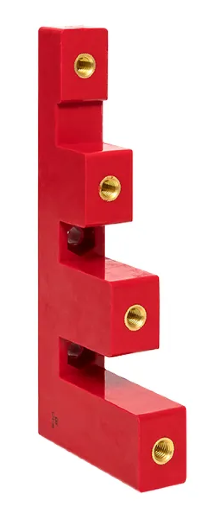 Изолятор EKF / ЕКФ PROxima шинный Лесенка без болта, из пластика, красный, 900А 18кВ, plc-sl-900-wb / электрика