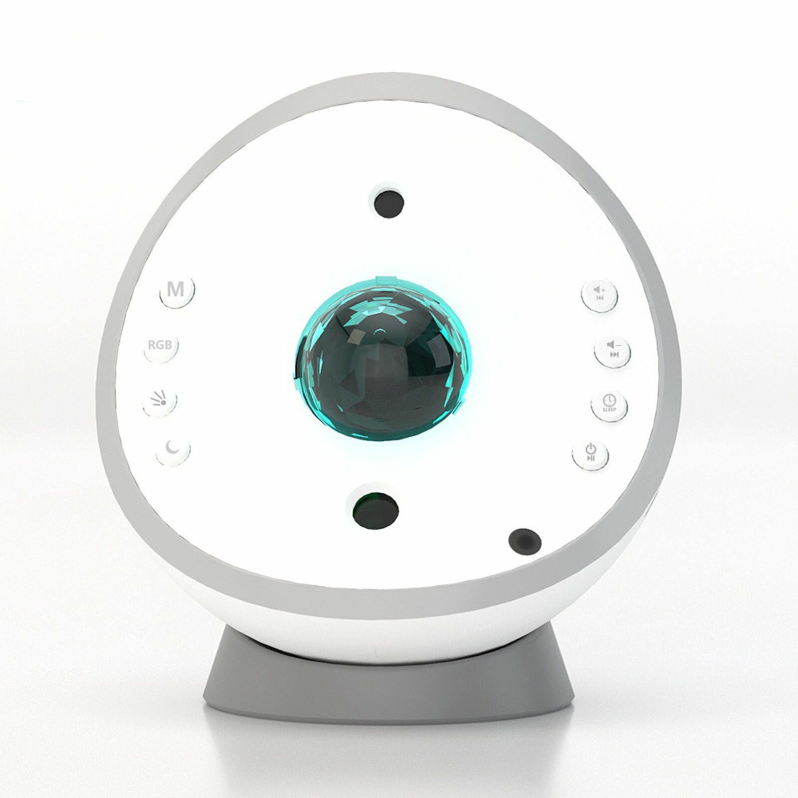 (1 комплект) Проектор звездного неба QB958 и динамик (для хранения)