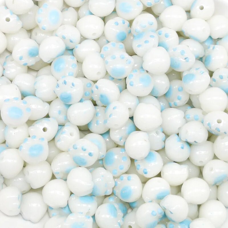 YoZuSmily акриловые бусины кошачьи лапки 20 шт 3