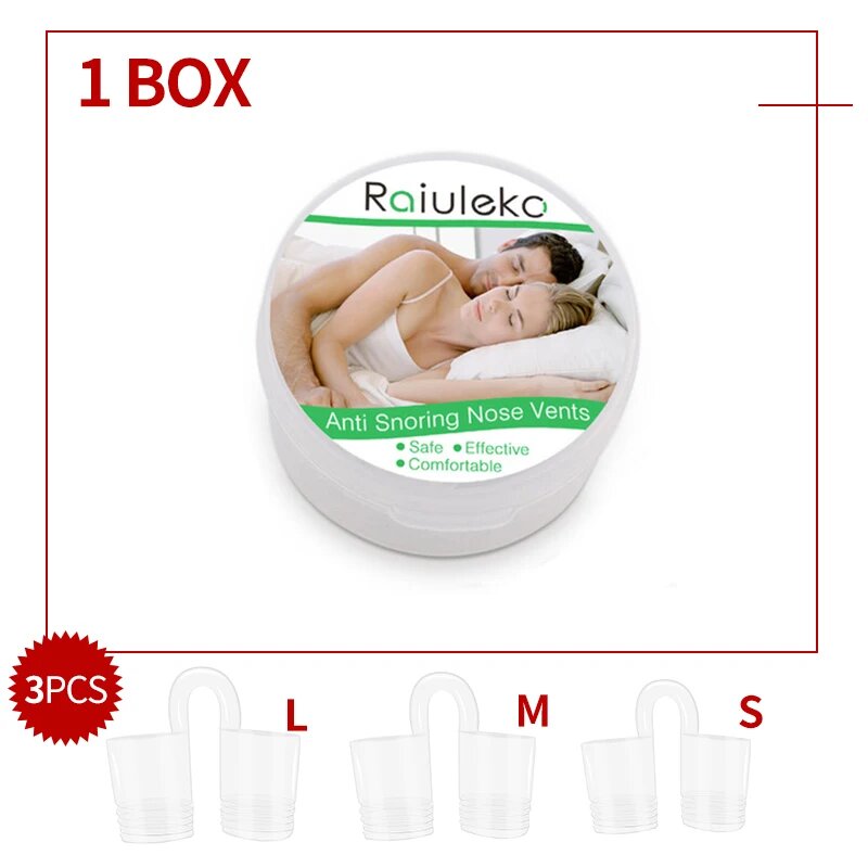 OPSLEA Носовой зажим от храпа 1 Box R-134-3P