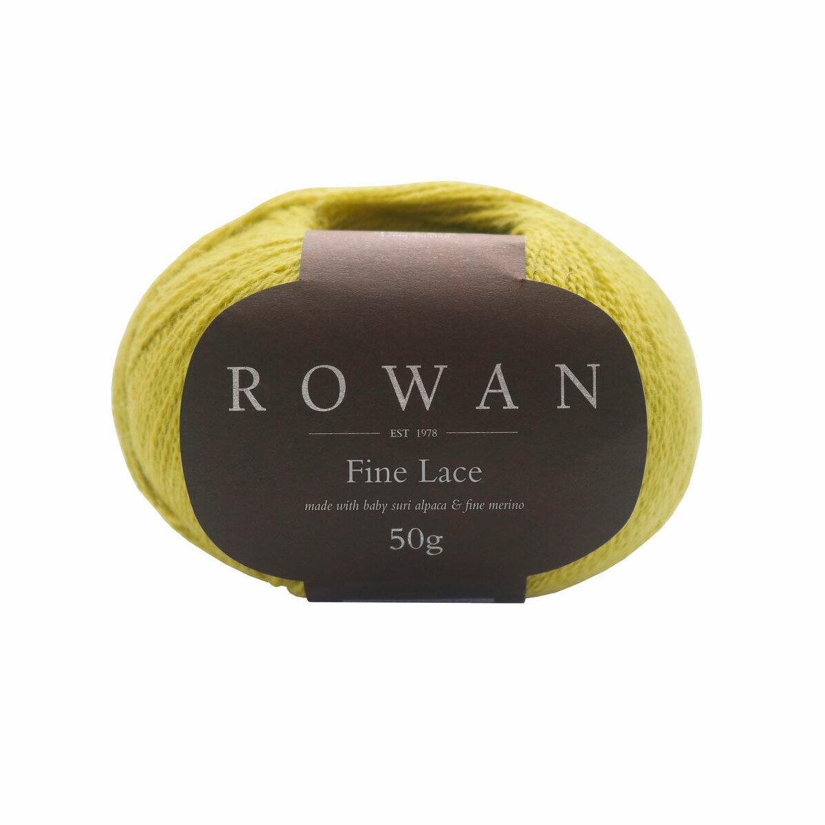 Fine Lace /Файн Лэйс/ пряжа Rowan, 9802140 (959, pear (груша), зеленый)