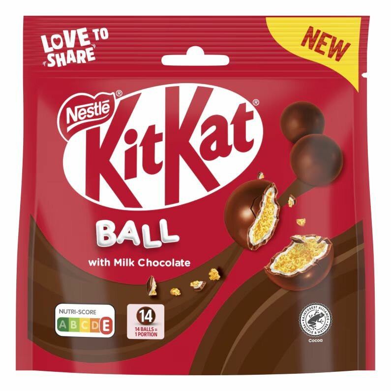 Шоколадные шарики KitKat, 140 гр