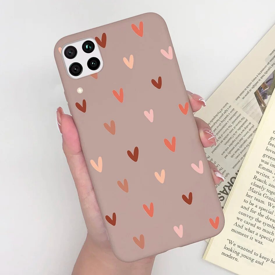 Чехол Huawei P40 lite, MT5, сердечки