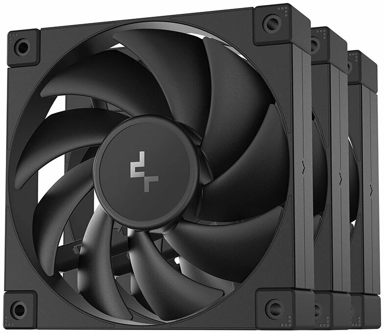 Вентилятор для корпуса DeepCool FD12 (3 шт.) (R-FD12-BKNPN3-G)