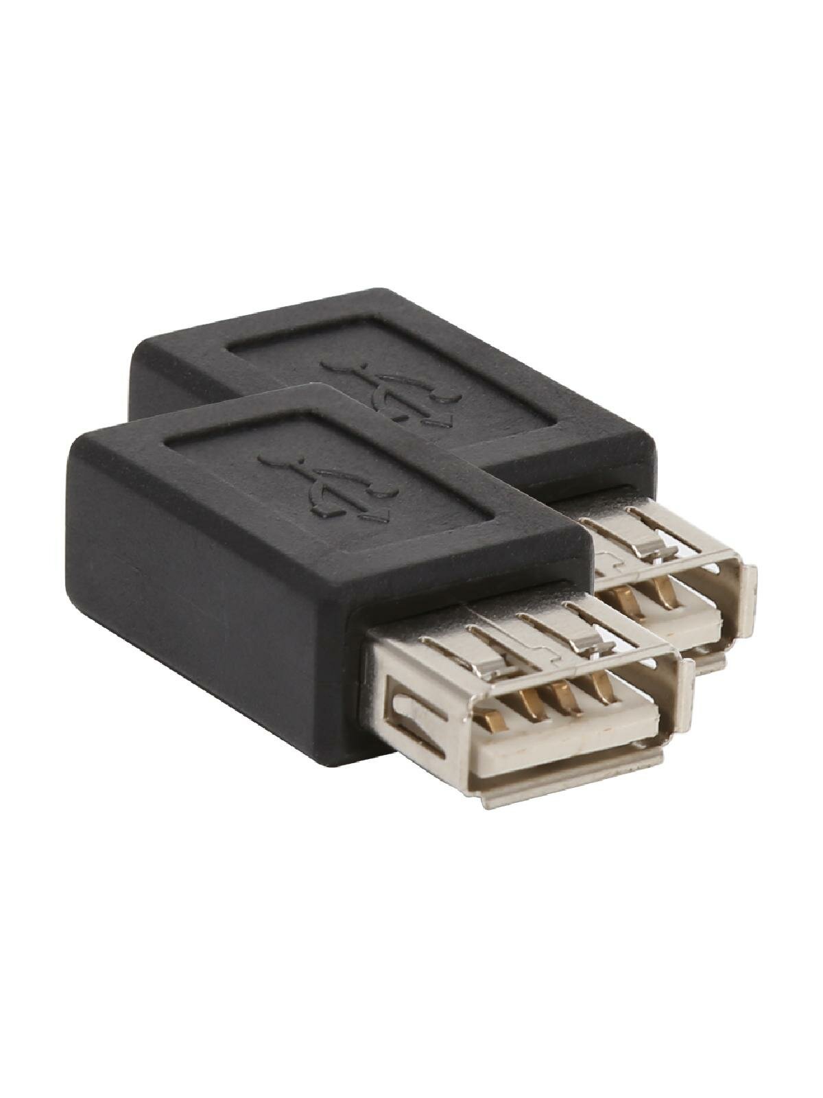2 Адаптера USB female к micro USB female, micro USB female к USB female, USB female к micro female