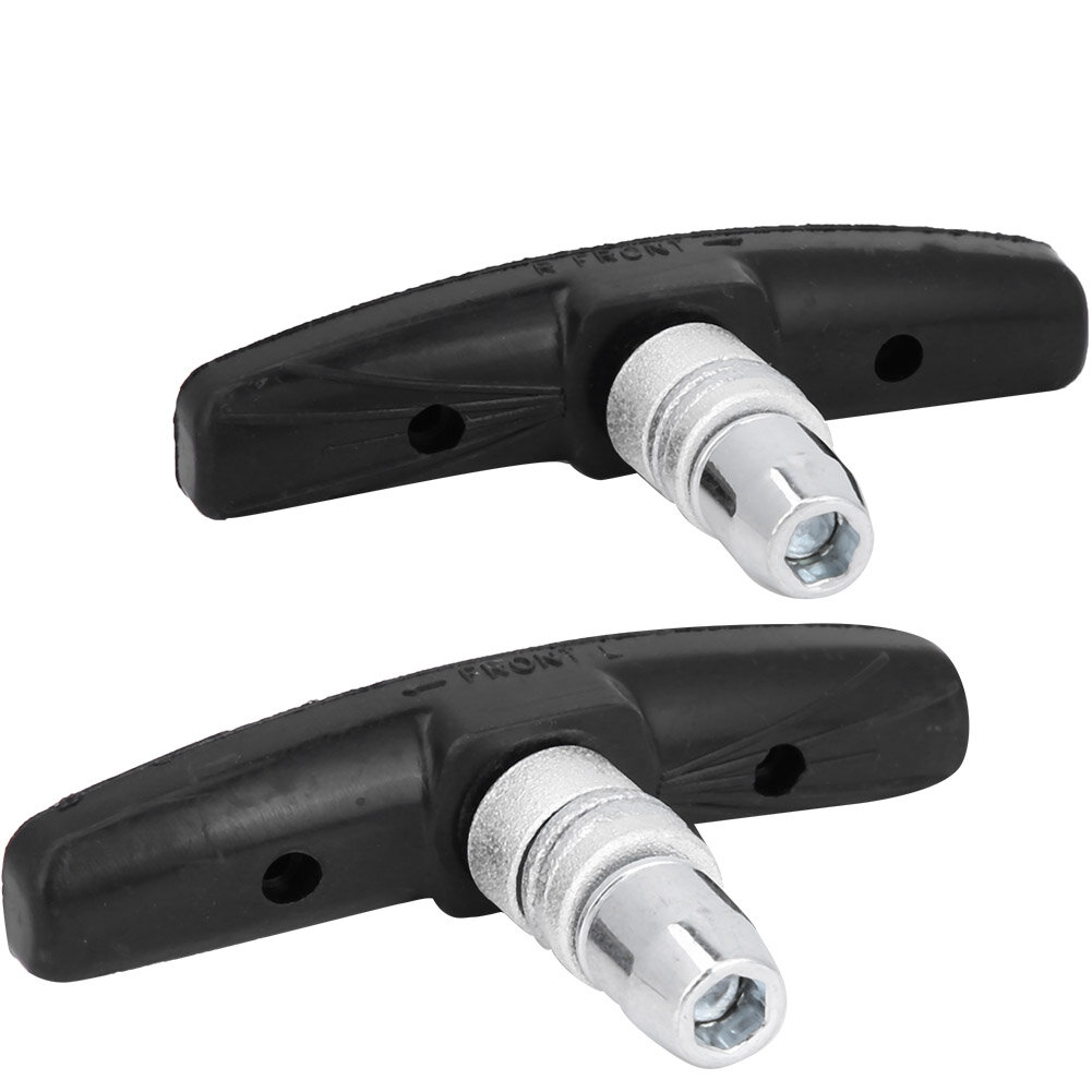 Bike Brake Pads, Shoes Pads Rubber and Stainless Steel Material Grooves Design V-Brake for Factory Repair Shop Industry