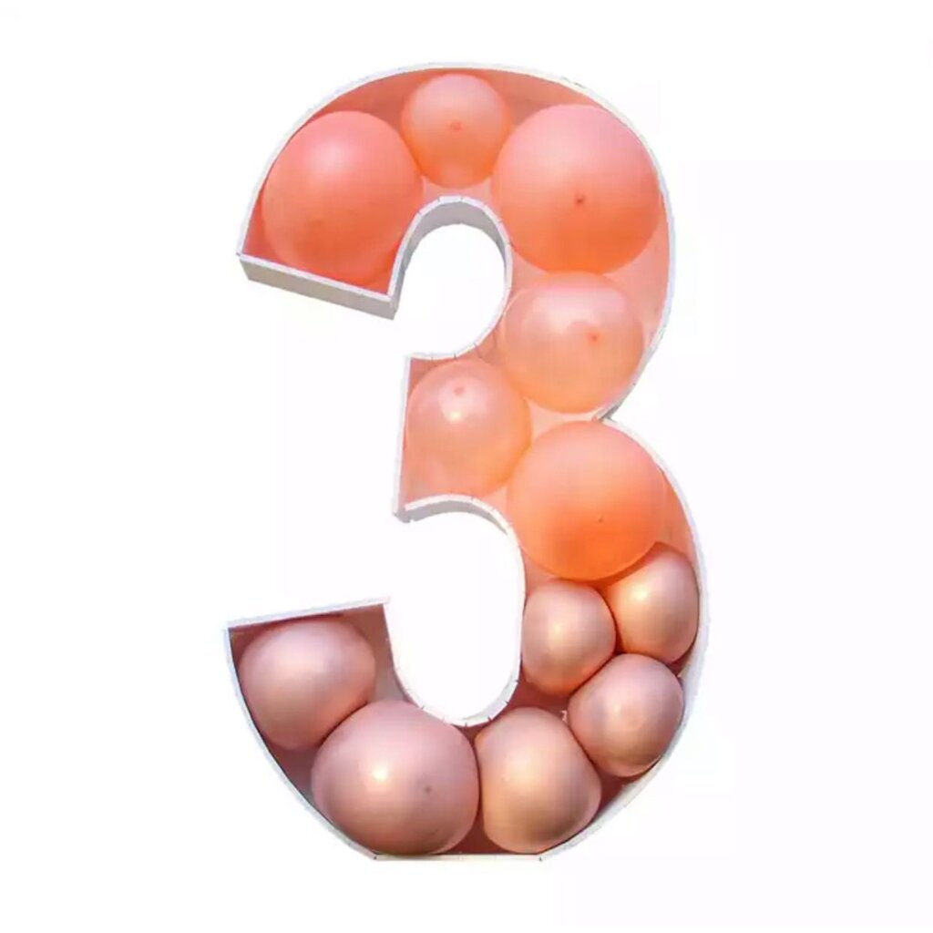 Творческий DIY Латексный Номер Коробка Для Воздушных Шаров Дисплей Стенд Вечерние Украшения Набор Для Дня Рождения Свадебные Украшения Для Вечеринок