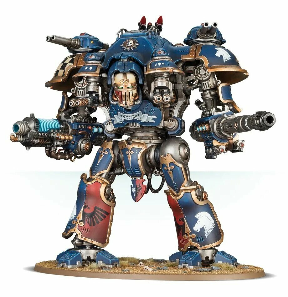 Рыцарь Кастелян (Knight Castellan), Warhammer 40000 / Вархаммер 40к Смола миниатюра