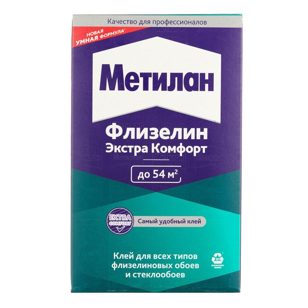 Клей для флизелиновых обоев Метилан Флизелин Экстра Комфорт 54 кв. м 300 г