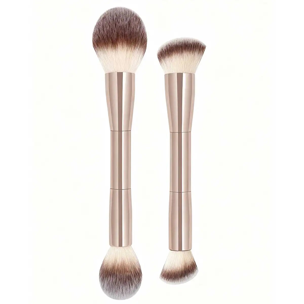 LUXEBLEND Кисти для макияжа 2 шт, ручка Gold