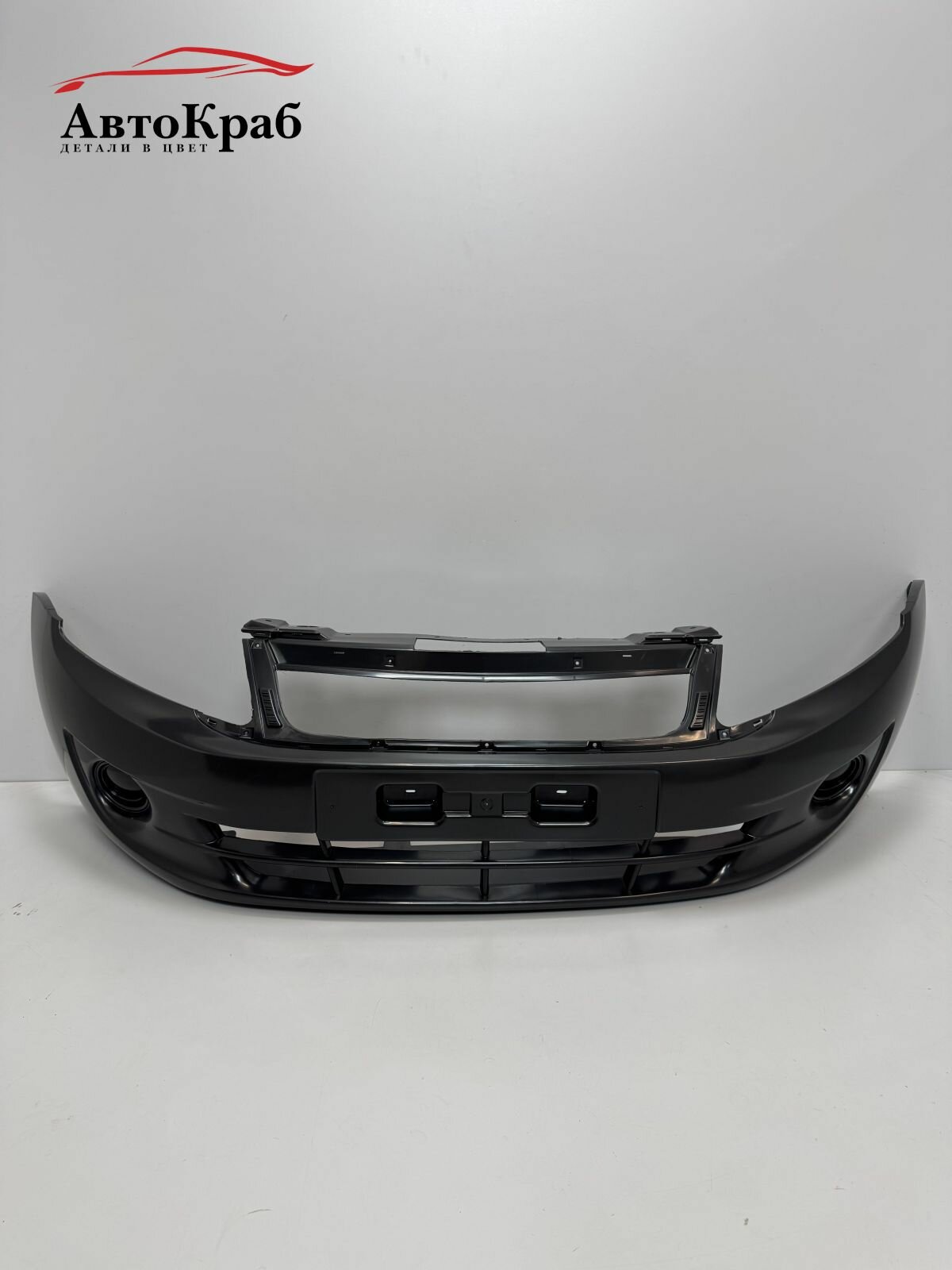 Бампер передний под покраску для Лада Гранта 2011 - 2014 г. без ПТФ