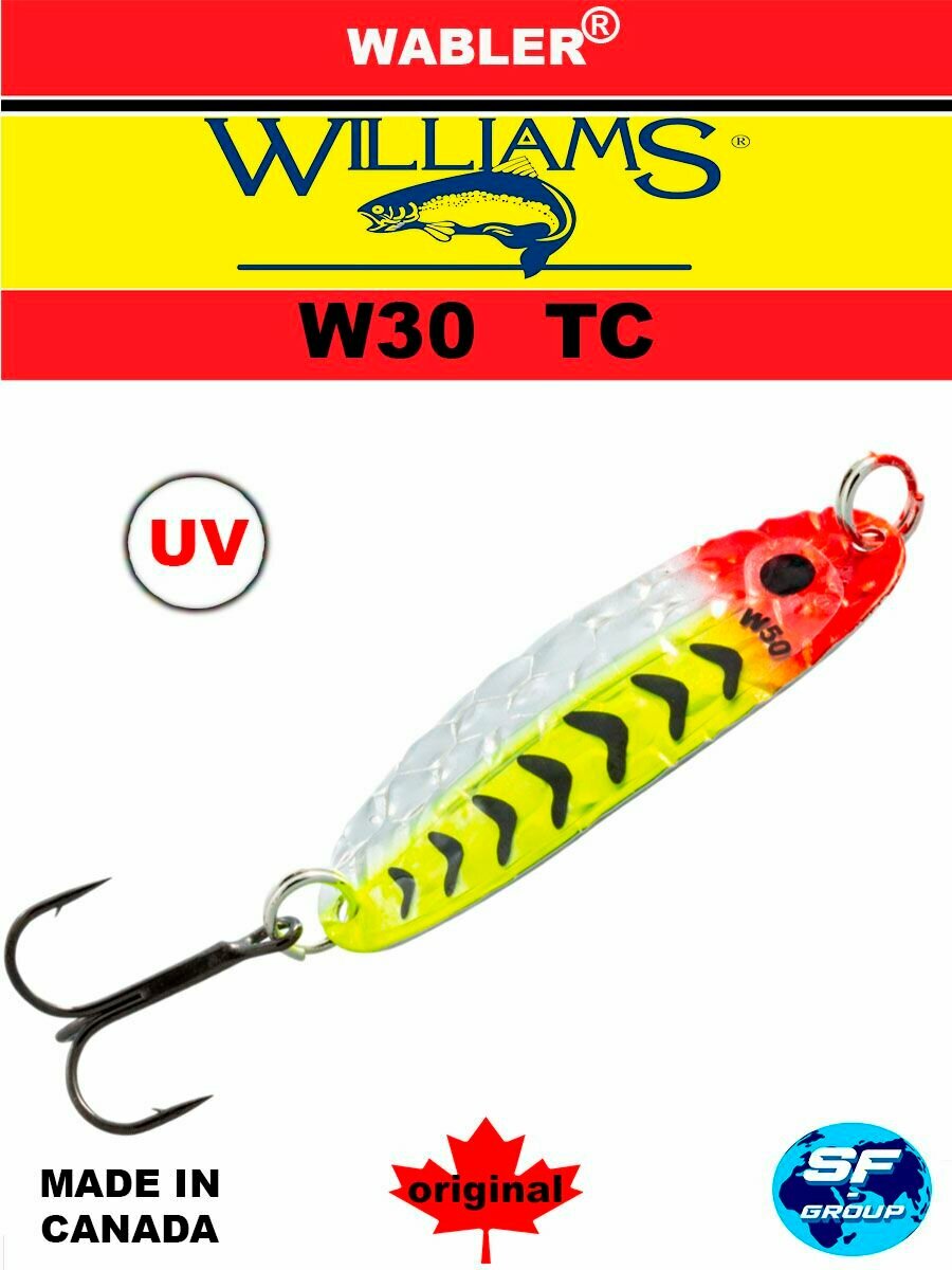 Блесны Williams Wabler W30 TC-TGCL