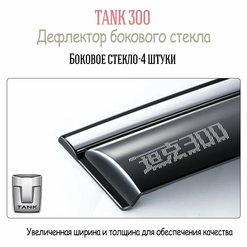 TANK Спойлер автомобиля, 4 шт.