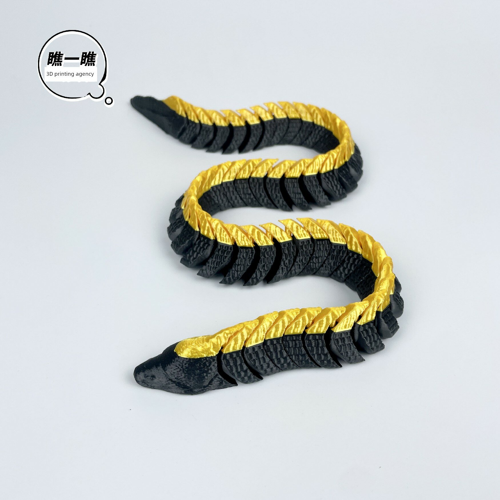 3D-печатная реалистичная модель электрического угря с подвижными суставами, игрушка, украшение, декор, реквизит для