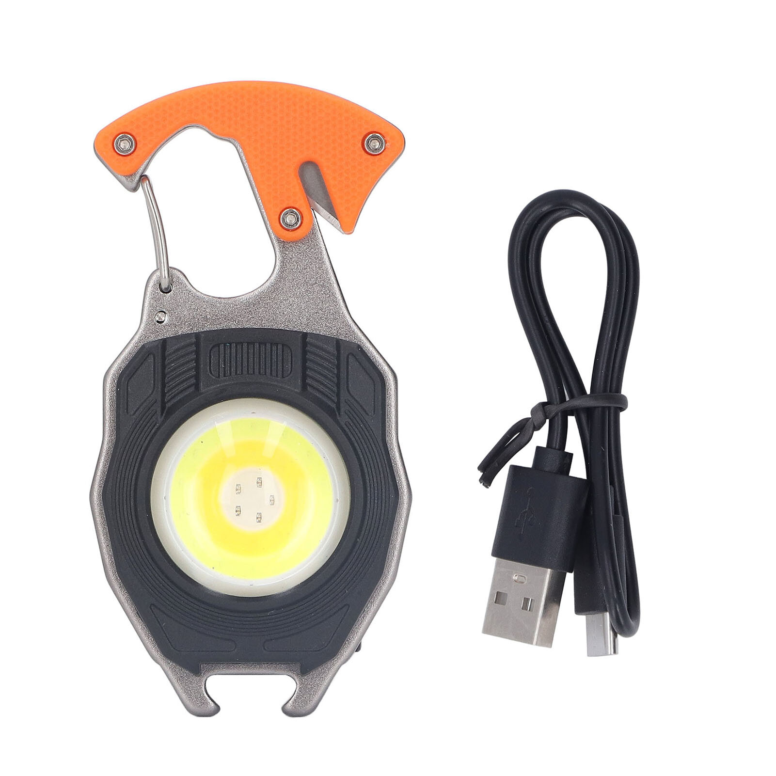 Светодиодный фонарик для ключей многофункциональный тип C Mini Emergency Work Light Light с открытием для бутылок LIGERE