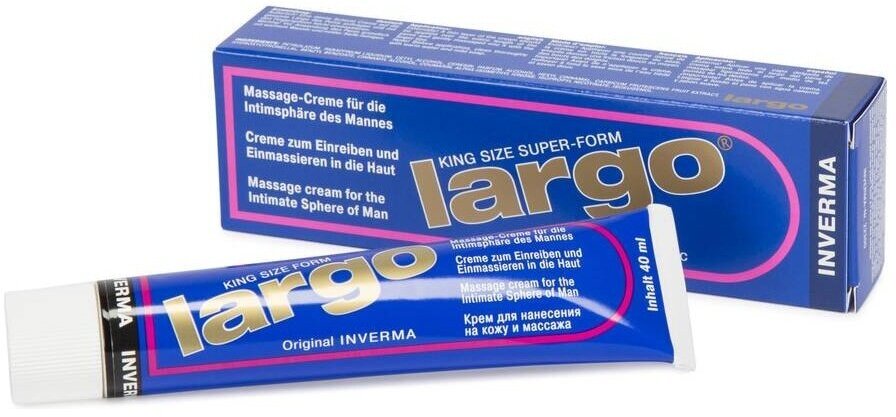 Возбуждающий крем для мужчин Largo Special Cosmetic 40 мл Inverma